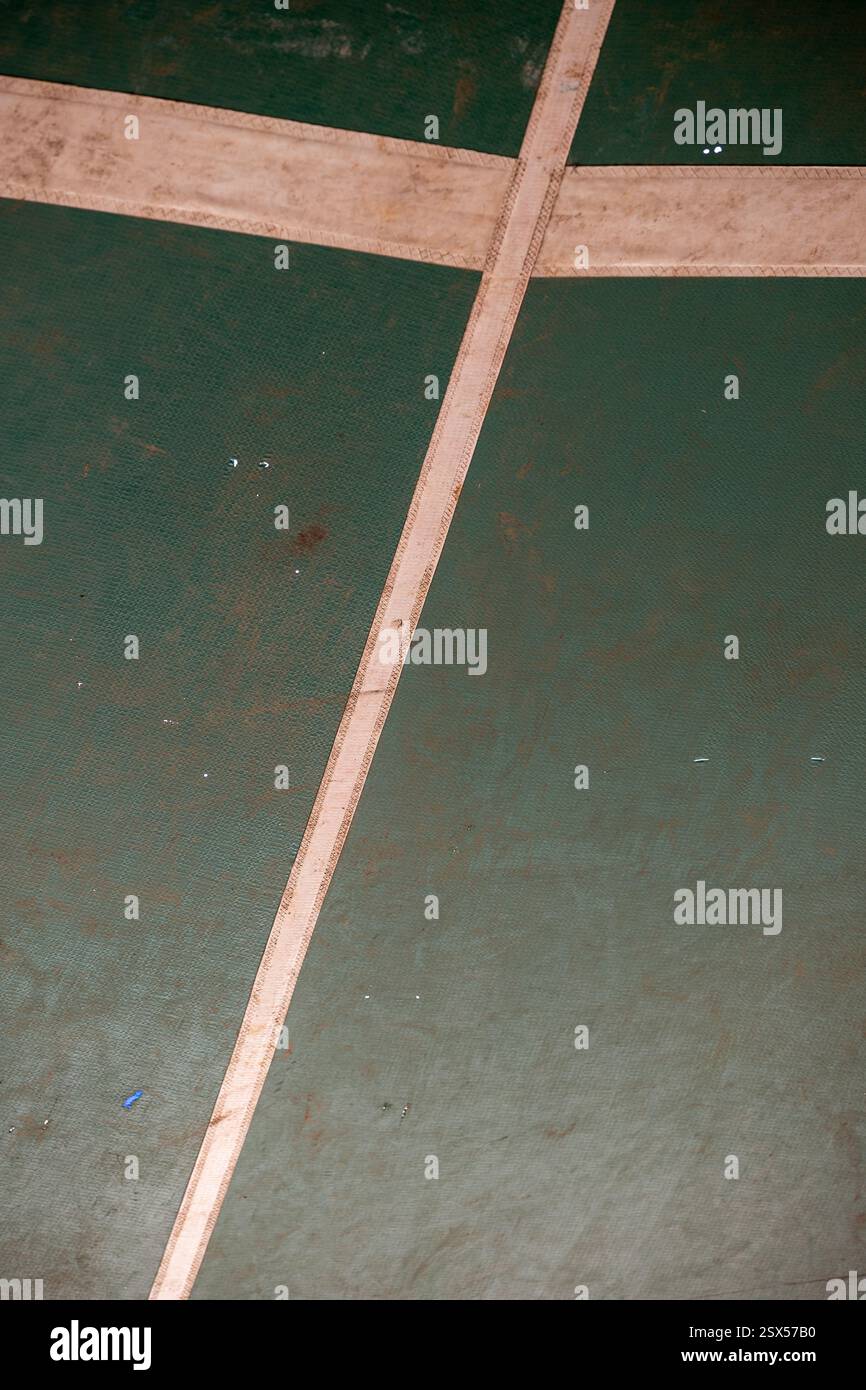 abstract images of a circus tent in green color with white stripes ...