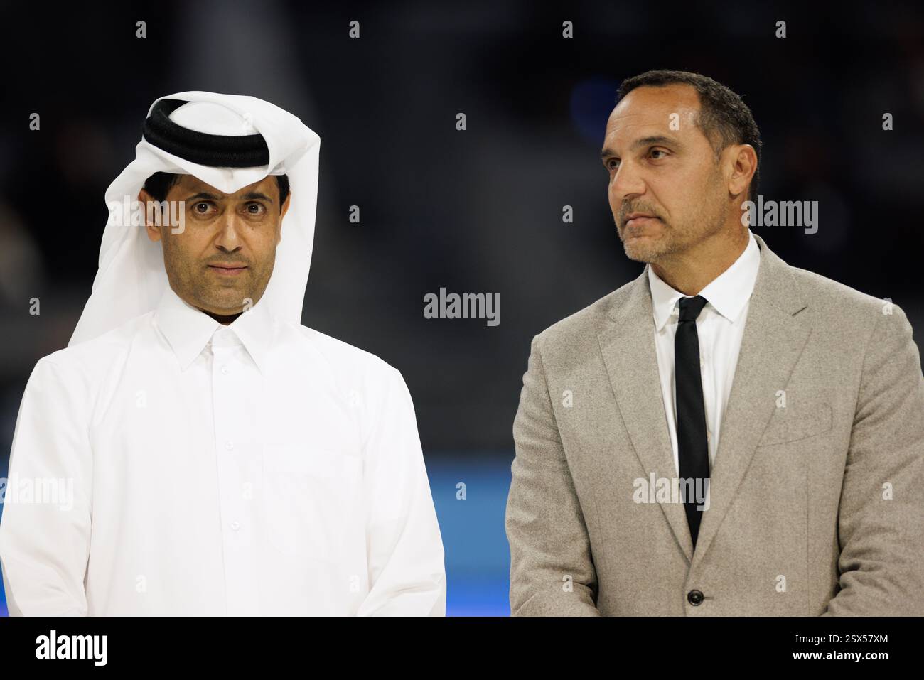 The President of the Qatar Tennis Federation Nasser al-Khelaifi and ...