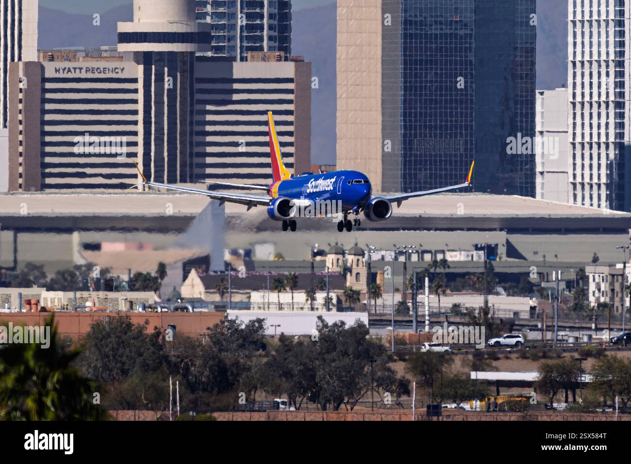 Sky Harbor Airport 2-22-2025 Phoenix, AZ USA Southwest Airlines Boeing ...