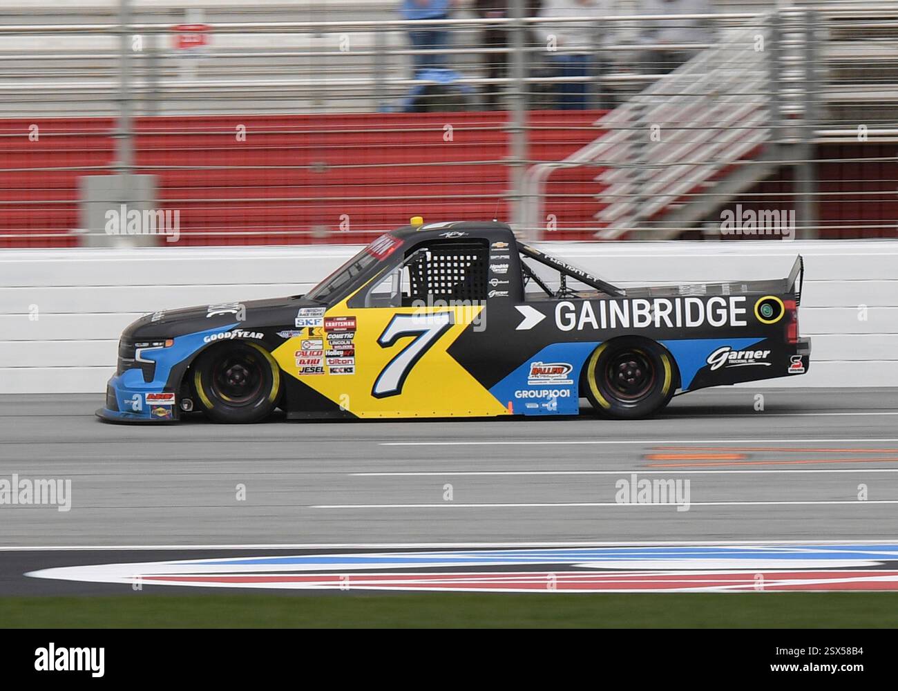 ATLANTA, GA - FEBRUARY 22: Kyle Busch (#7 Spire Motorsports Gainbridge ...