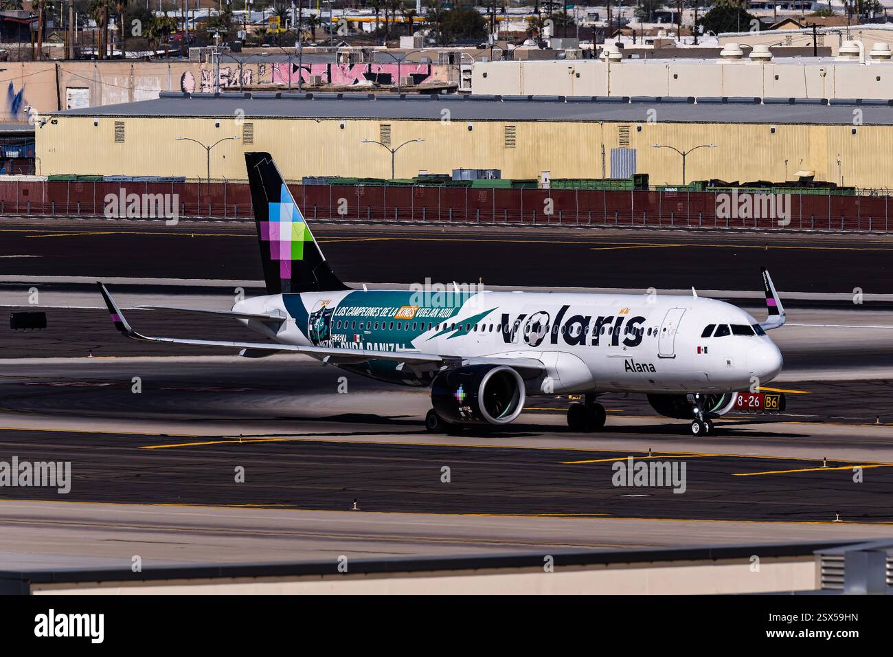 Sky Harbor Airport 2-22-2025 Phoenix, AZ USA Volaris Airways Airbus ...