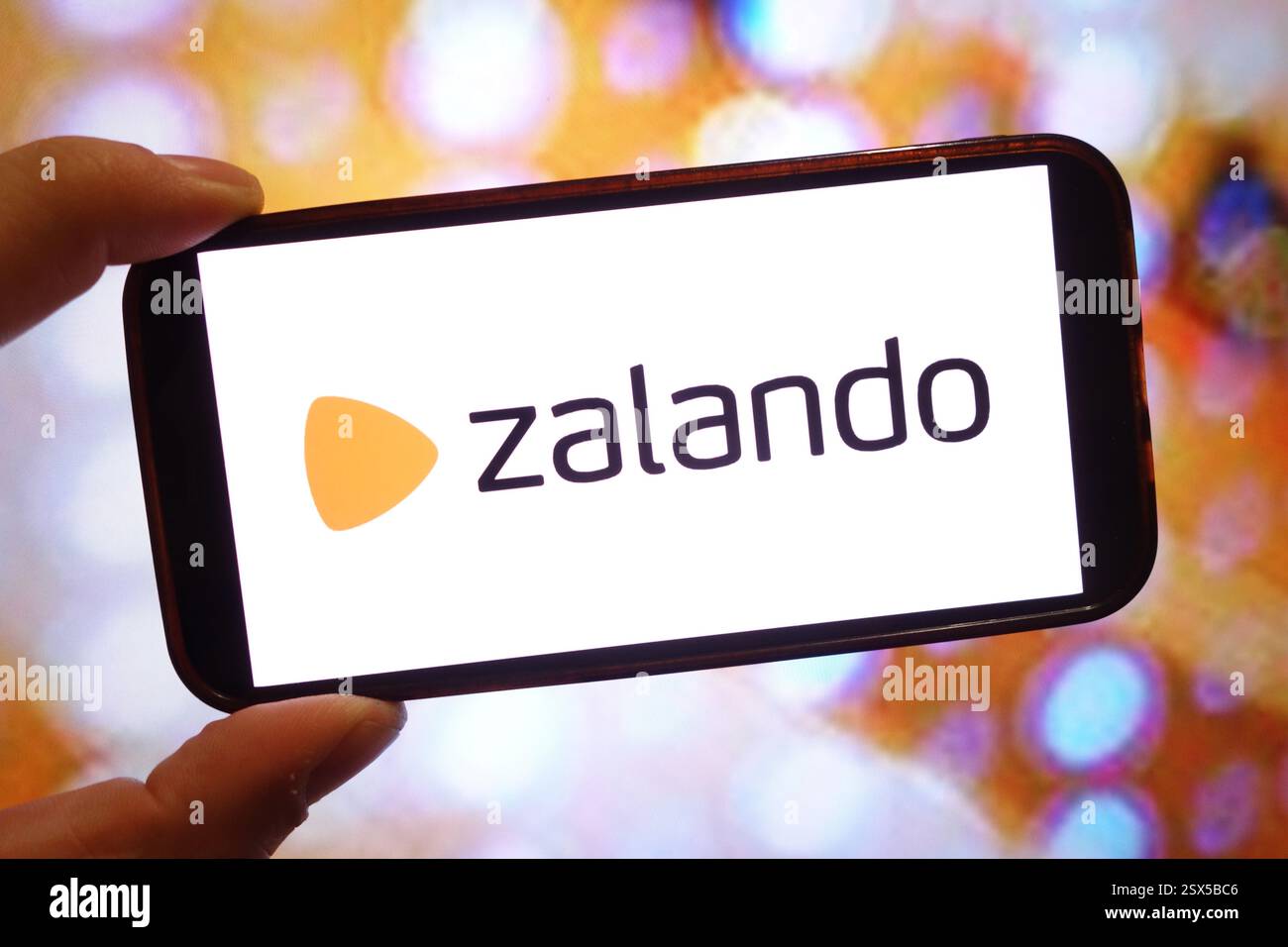 Poland. 22nd Feb, 2025. In this photo illustration, the Zalando company ...