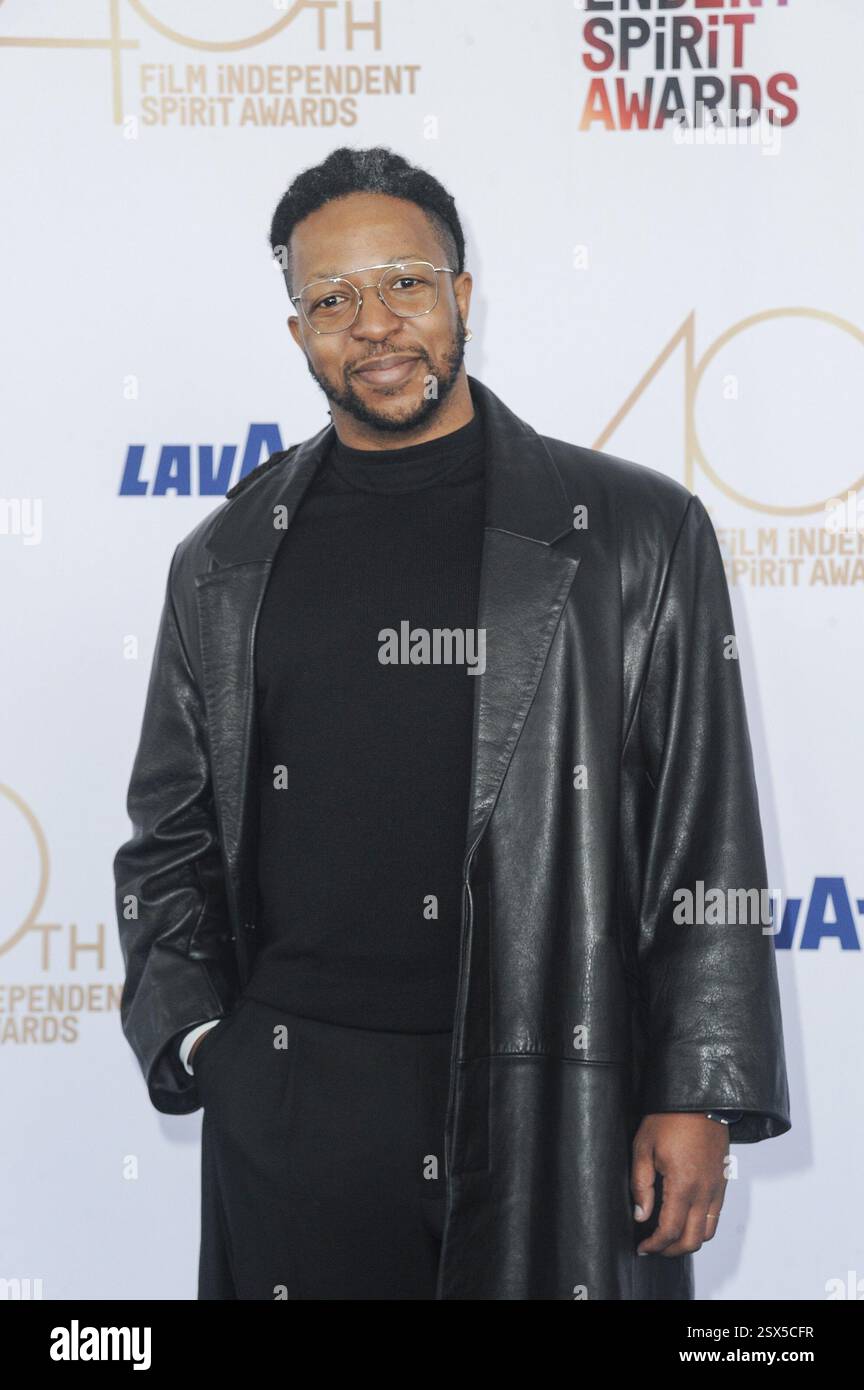 Ca. 22nd Feb, 2025. Jomo Fray at arrivals for Film Independent Spirit ...