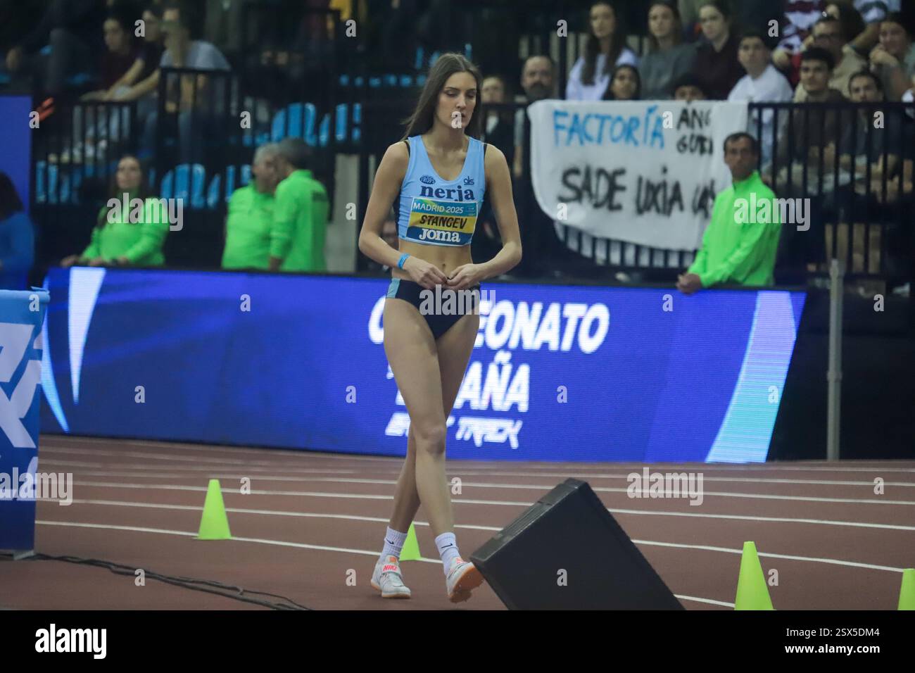 Madrid, Spain, 22nd February, 2025: The athlete, Una Stancev (Trops ...