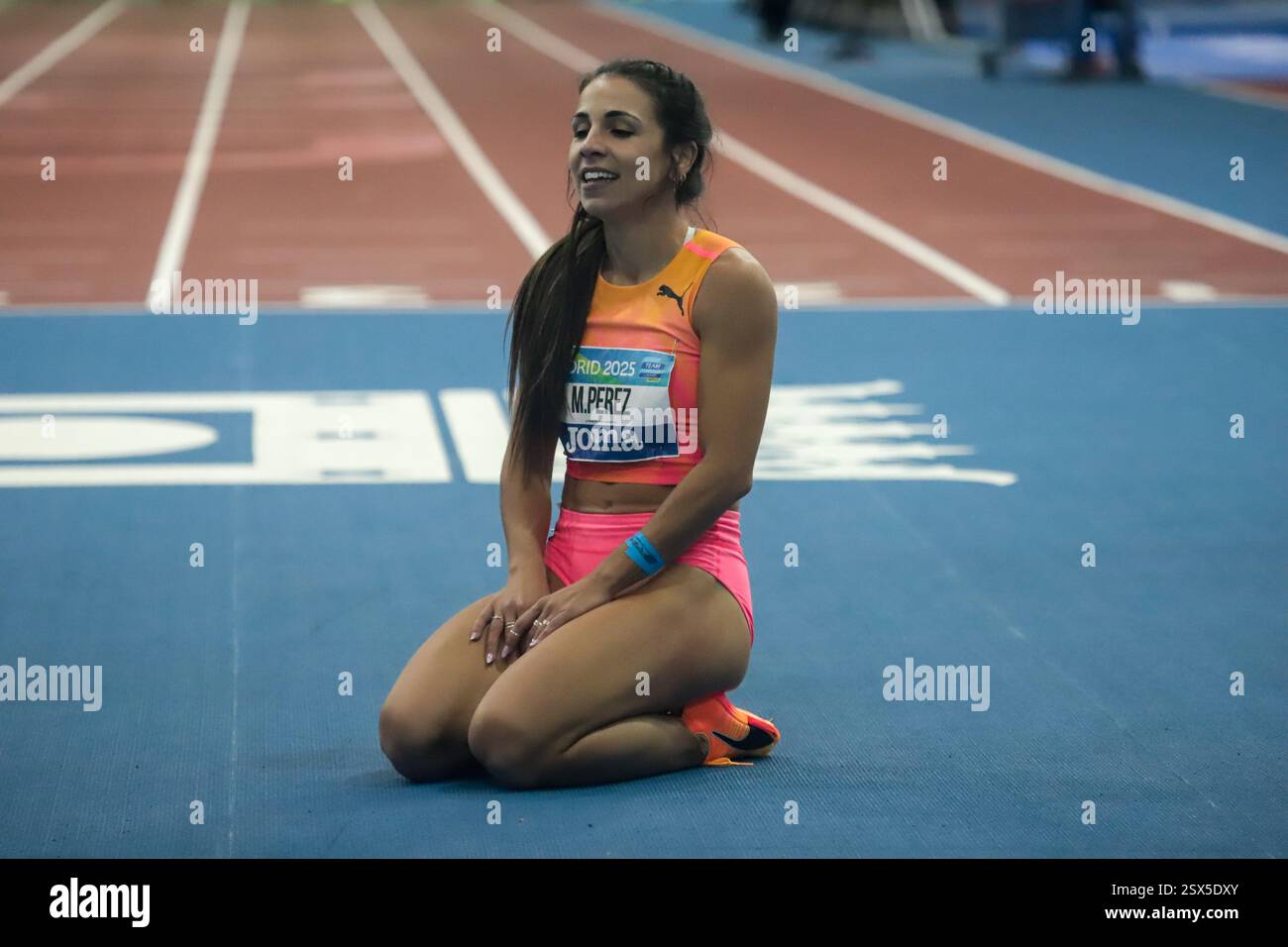 Madrid, Spain, 22nd February, 2025: The athlete, María Isabel Pérez ...
