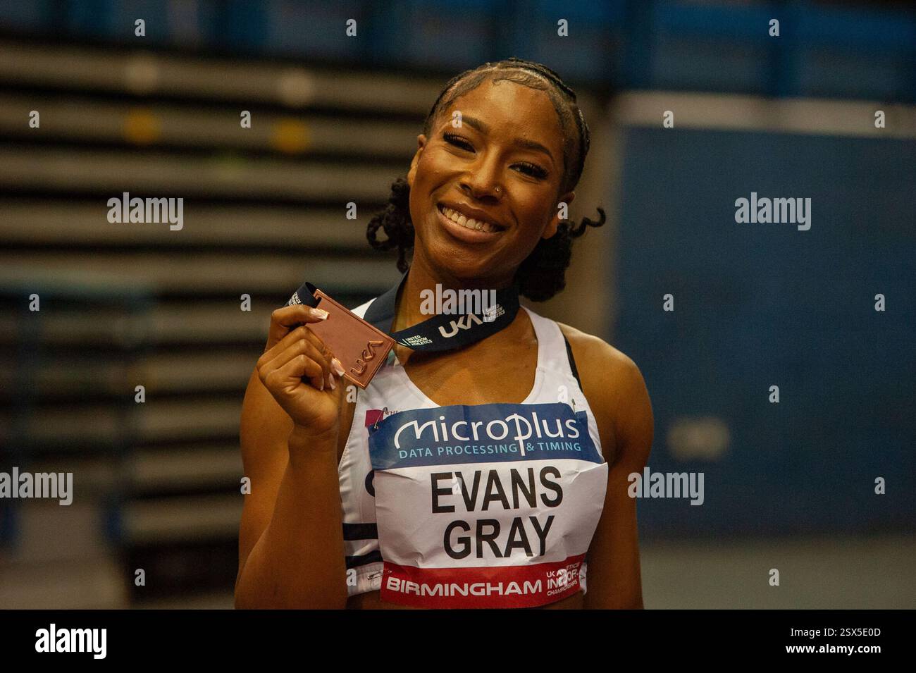 Utilita Arena, Birmingham, UK. 22nd Feb, 2025. Headshot of Cheyanne ...