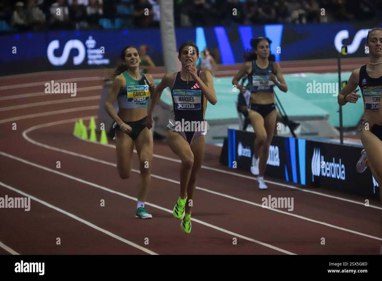 Madrid, Spain, 22nd February, 2025: The athlete, Águeda Marques (C. A ...