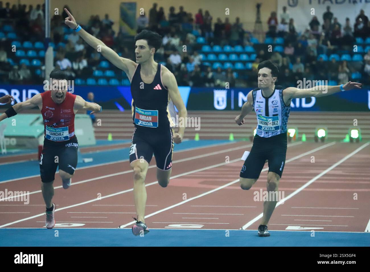 Madrid, Spain, 22nd February, 2025: The athlete, Abel Alejandro Jordan ...