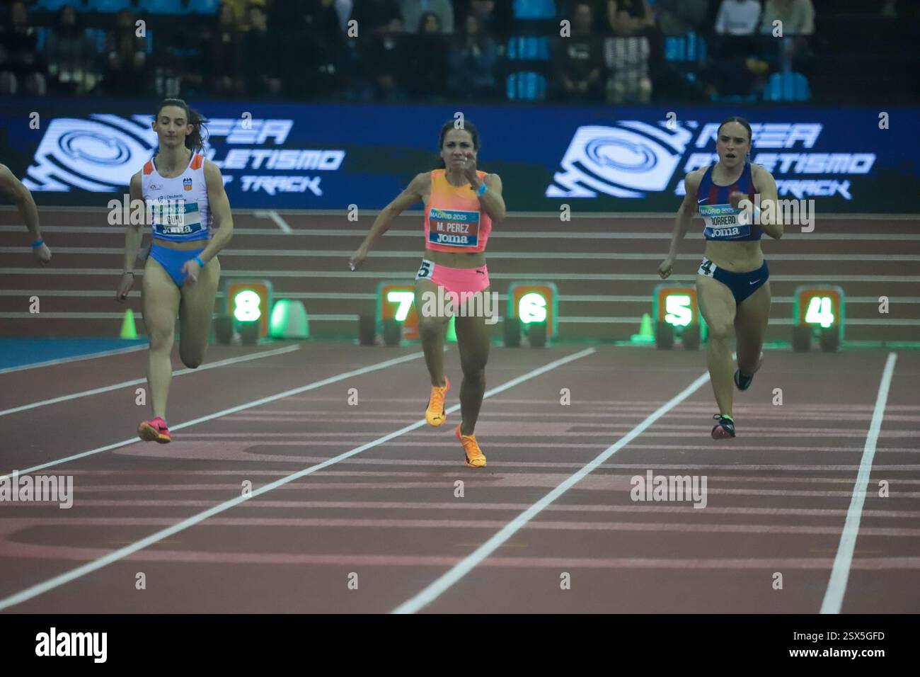 Madrid, Spain, 22nd February, 2025: The athlete, María Isabel Pérez ...