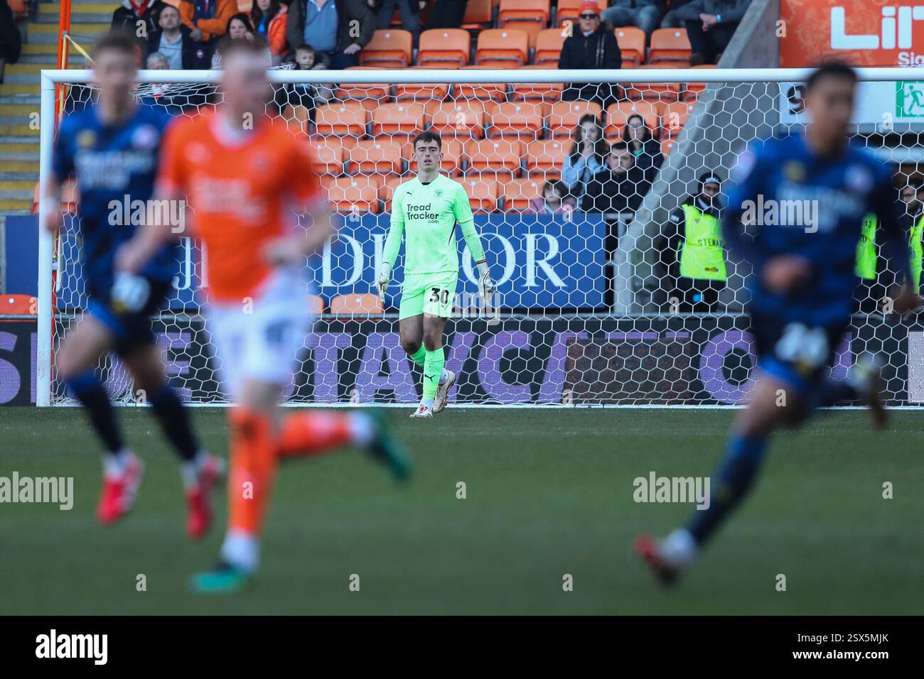 Harry Tyrer of Blackpool during the Sky Bet League 1 match Blackpool vs ...