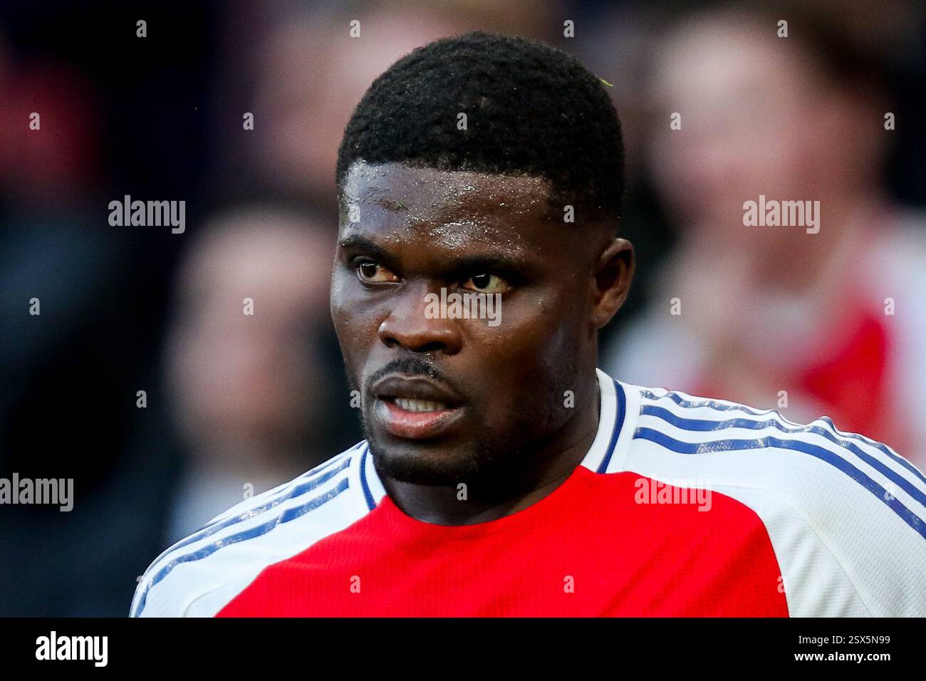 Thomas of Arsenal in action during the Premier League match Arsenal vs ...