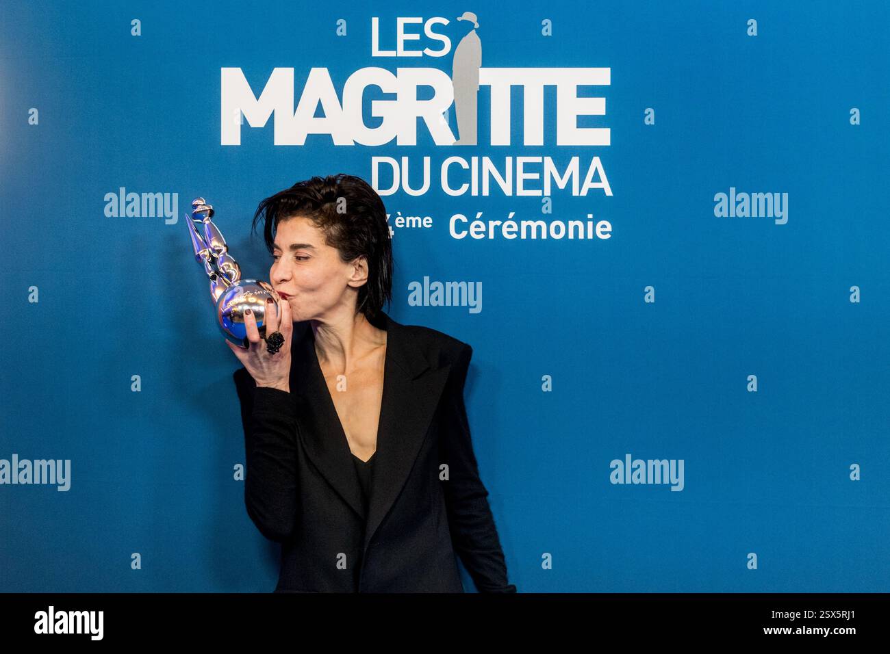 Brussels, Belgium. 22nd Feb, 2025. Nominee for Best Actress, Lubna ...