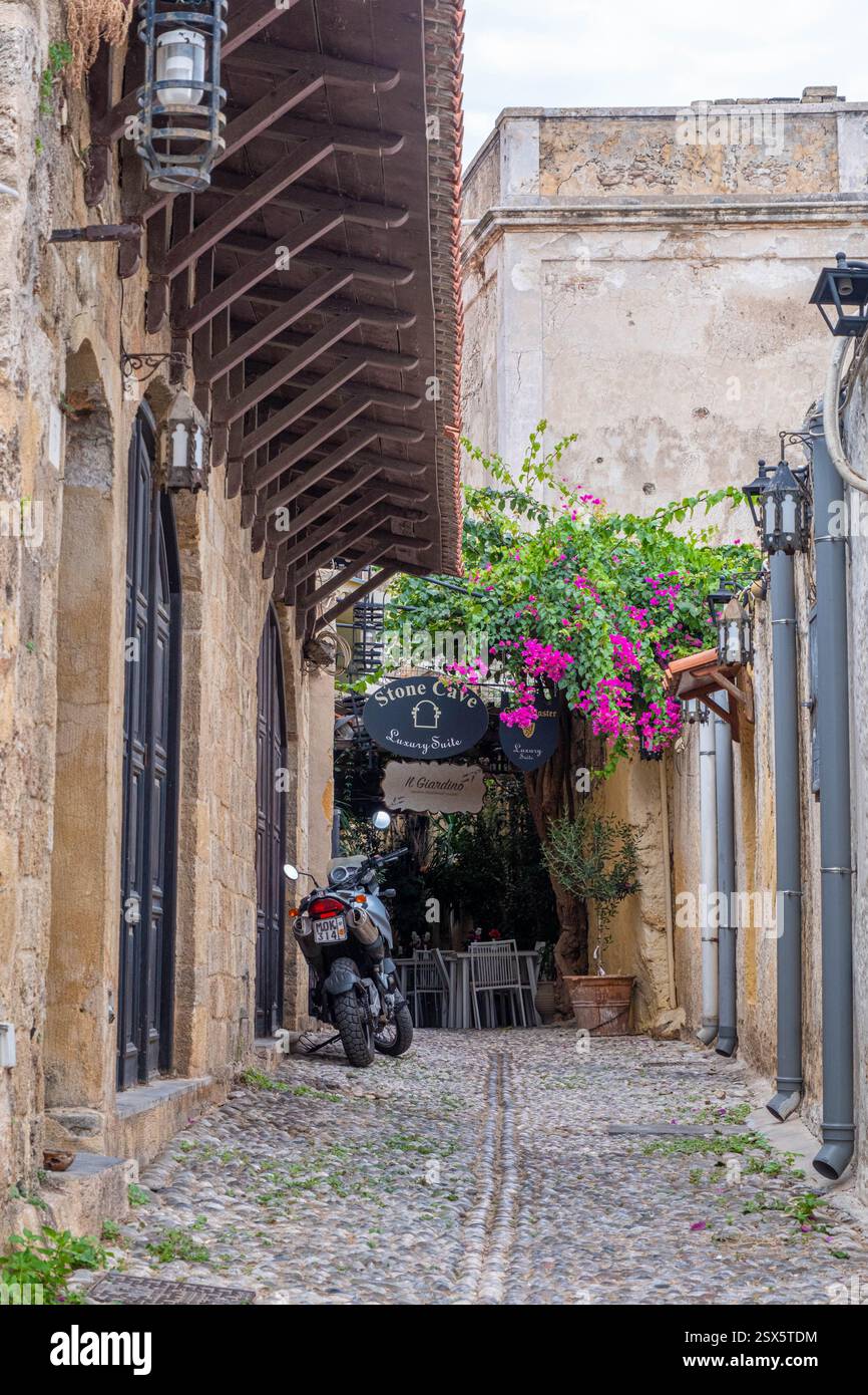 RHODES, GREECE - October 20, 2024: Rhodes, a UNESCO World Heritage Site ...