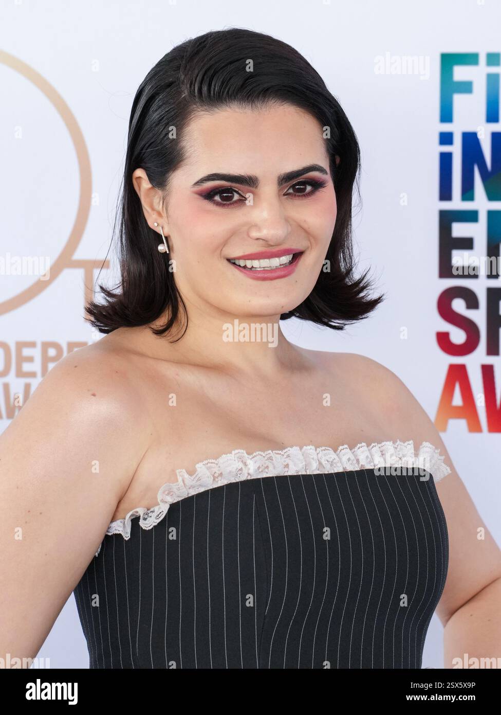 Los Angeles, USA. 22nd Feb, 2025. Nava Mau walking on the red carpet at ...