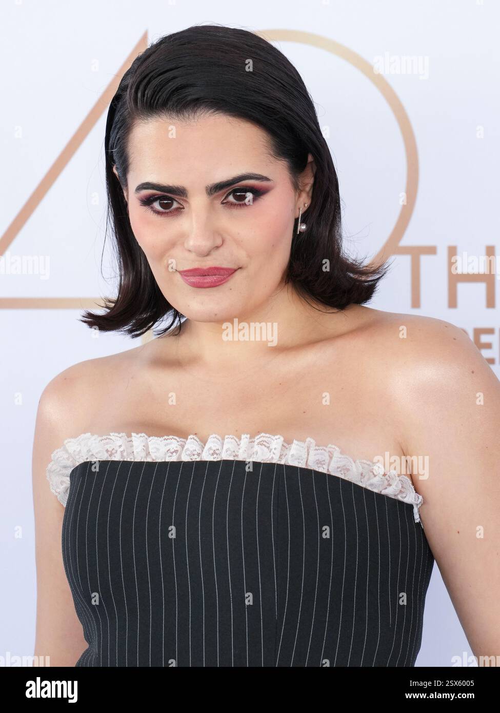 Los Angeles, USA. 22nd Feb, 2025. Nava Mau walking on the red carpet at ...