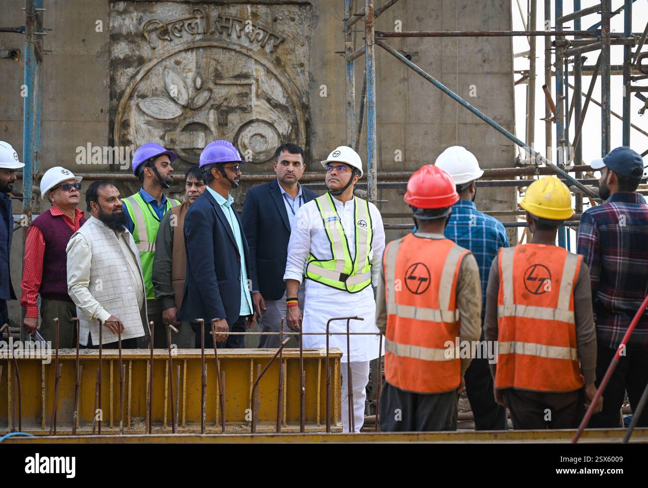 NEW DELHI, INDIA - FEBRUARY 22: Parvesh Verma, PWD Minister of the ...