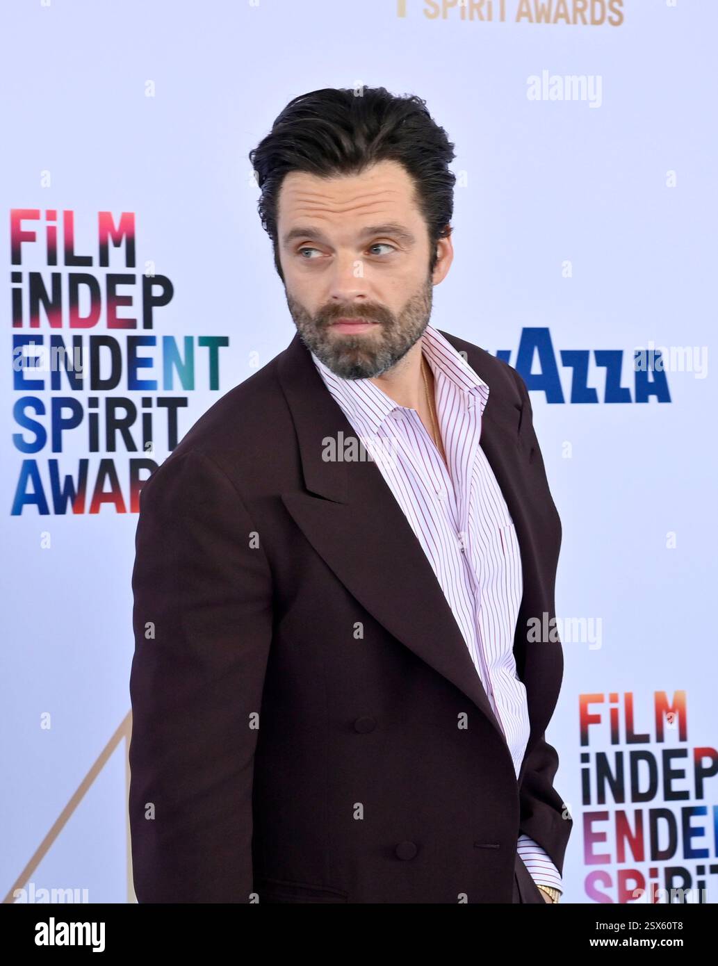 Santa Monica, United States. 22nd Feb, 2025. Sebastian Stan arrives for ...