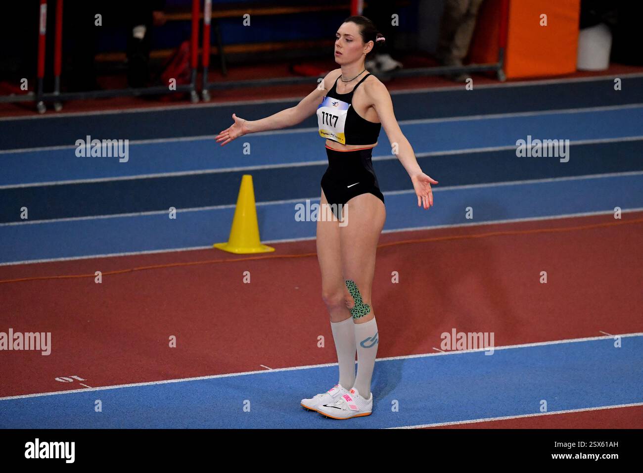Kyiv,Ukraine February 22, 2025 CHUMACHENKO Yuliya during the High Jump ...