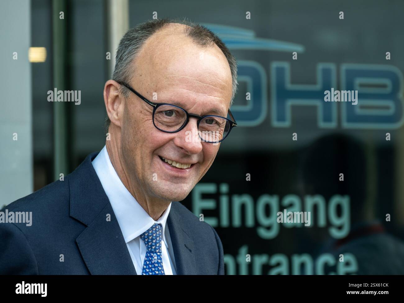 20.02.2025, Bremen, Germany - Friedrich Merz, CDU candidate for ...