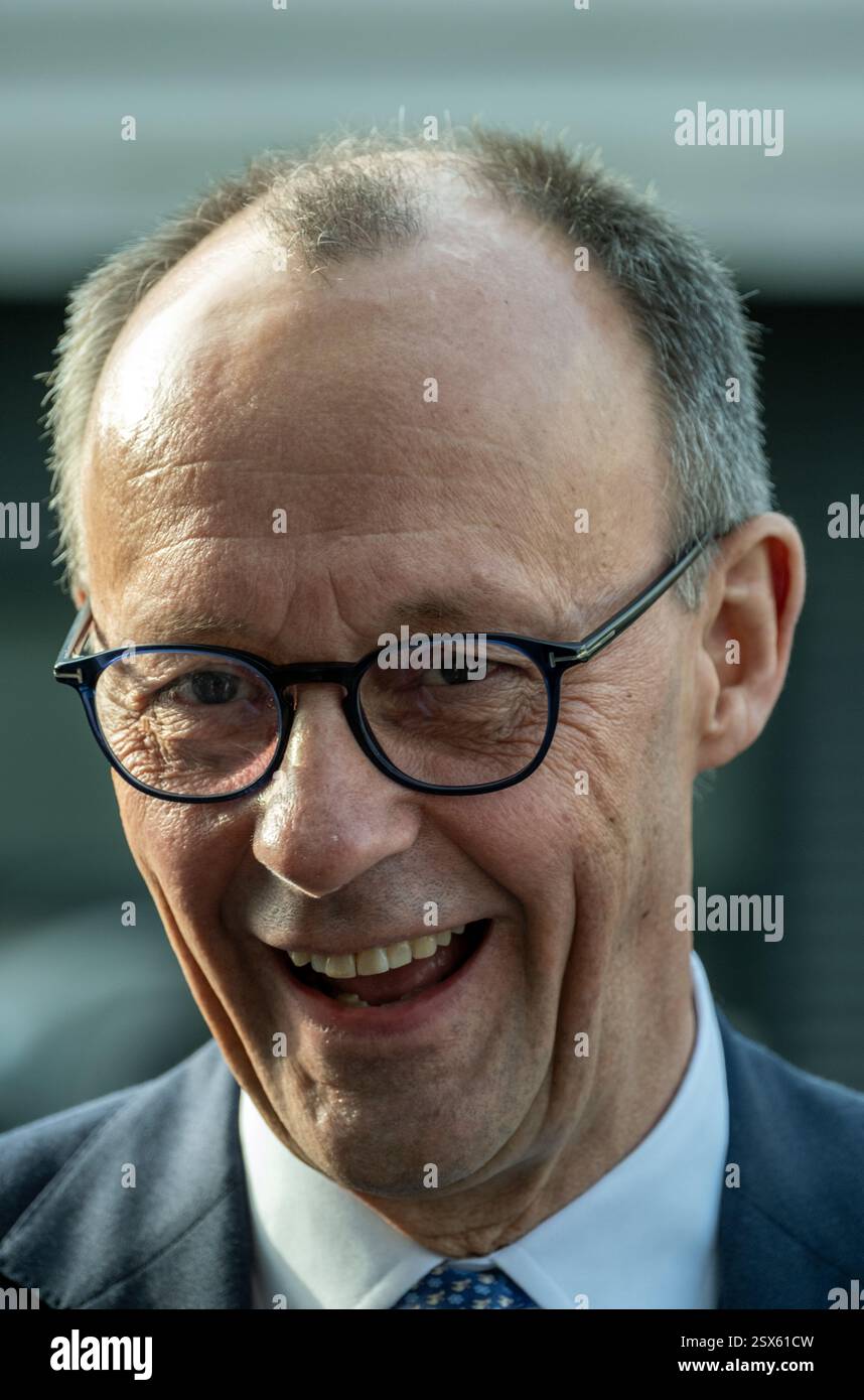 20.02.2025, Bremen, Germany - Friedrich Merz, CDU candidate for ...