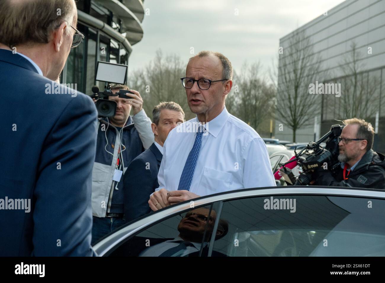 20.02.2025, Bremen, Germany - Friedrich Merz, CDU candidate for ...