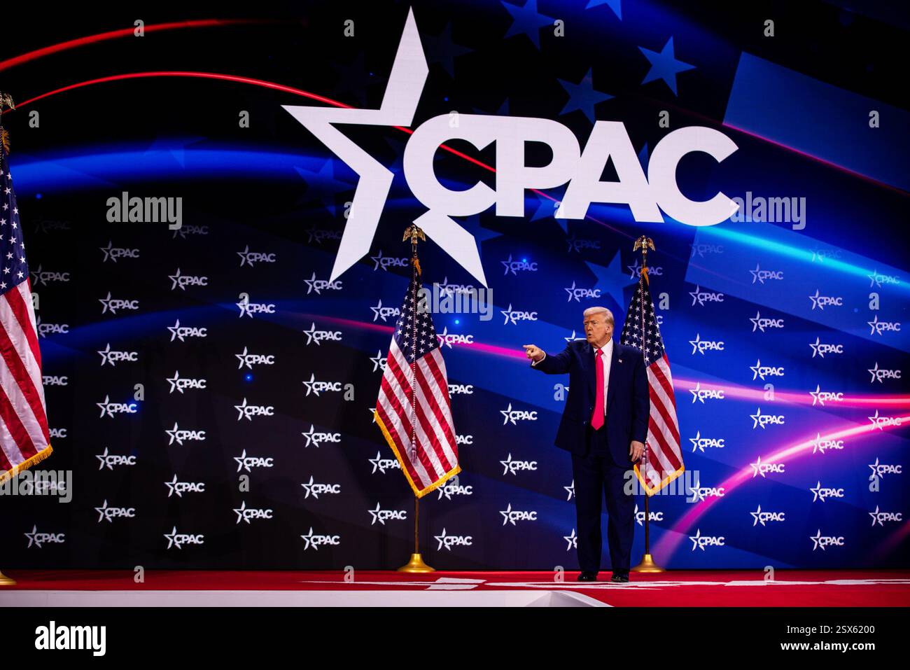 U.S. President Donald Trump speaks at the Conservative Political Action ...