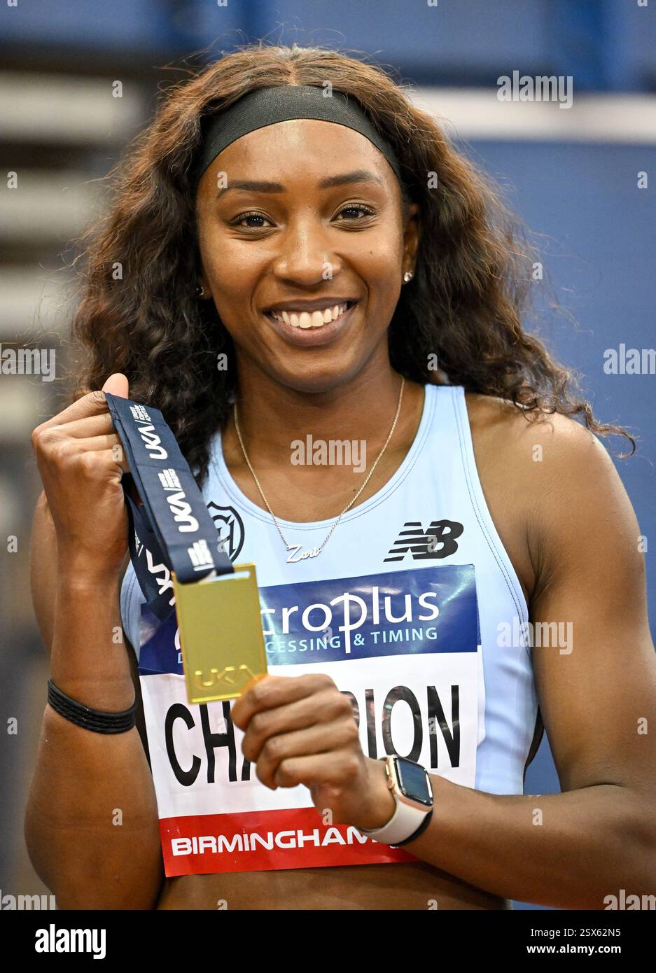 Birmingham, UK. 22nd Feb, 2025. WILLIAMS Bianca celebrates after ...