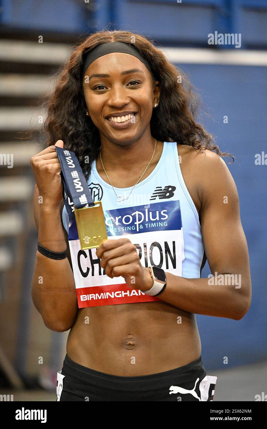 Birmingham, UK. 22nd Feb, 2025. WILLIAMS Bianca celebrates after ...