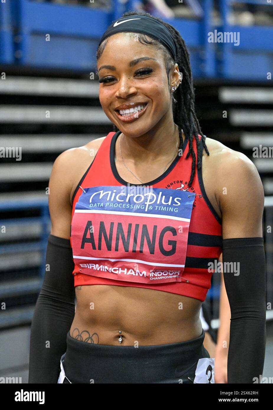 Birmingham, UK. 22nd Feb, 2025. ANNING Amber during the Microplus UK ...