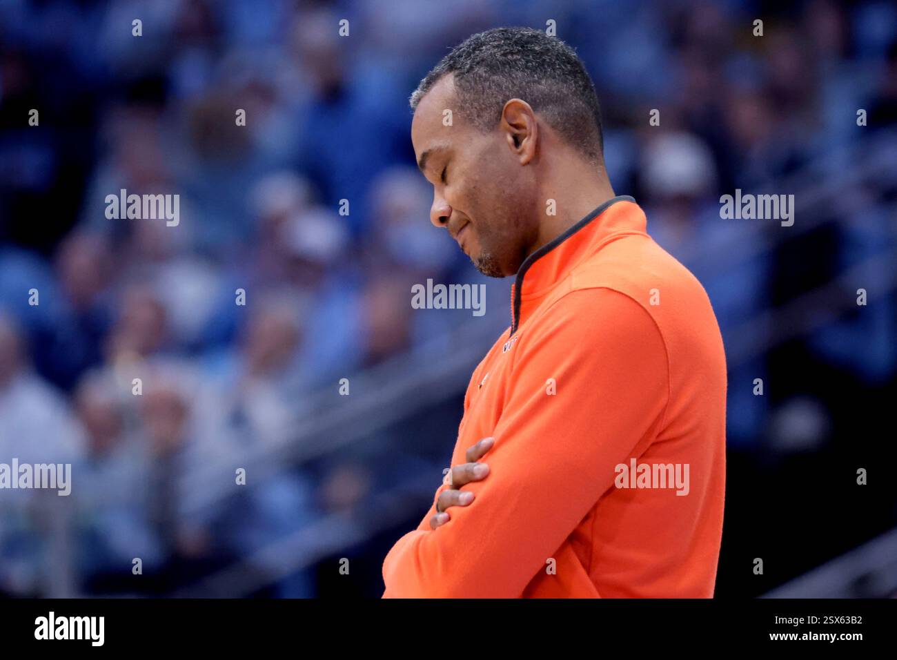 Virginia head coach Ron Sanchez reacts to his team's play during the ...