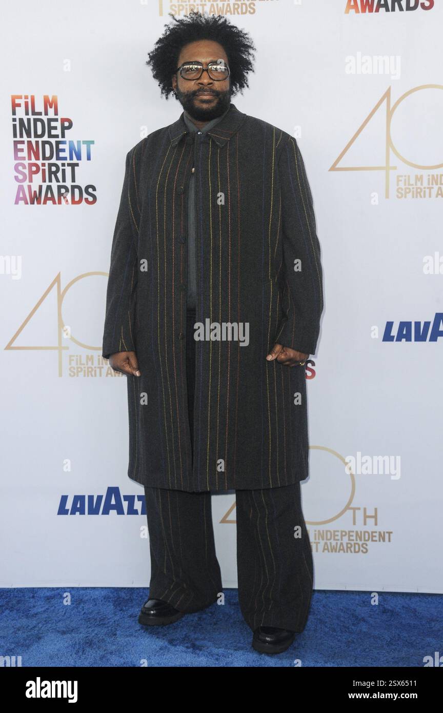 Ca. 22nd Feb, 2025. Questlove at arrivals for Film Independent Spirit ...
