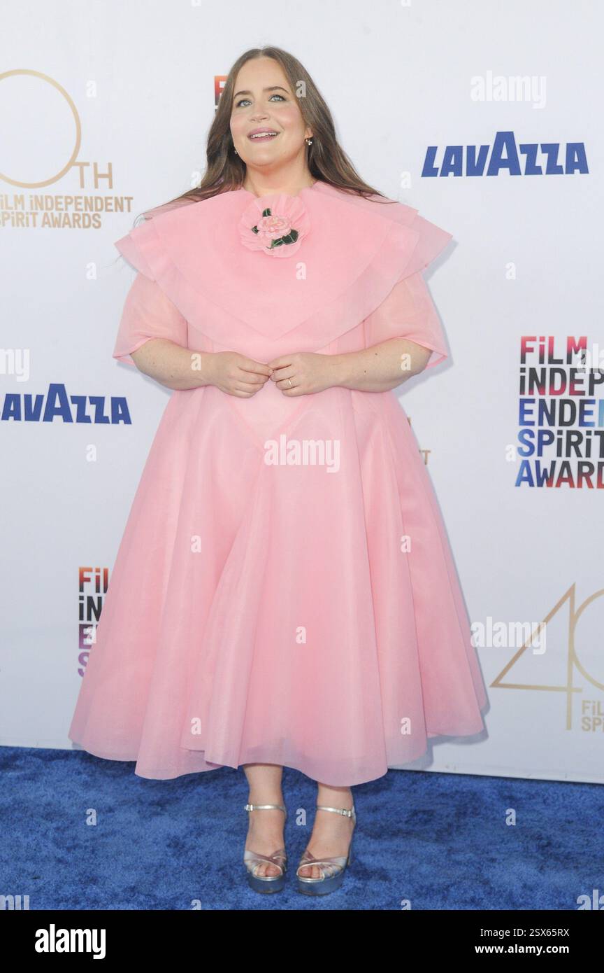 Ca. 22nd Feb, 2025. Aidy Bryant at arrivals for Film Independent Spirit ...