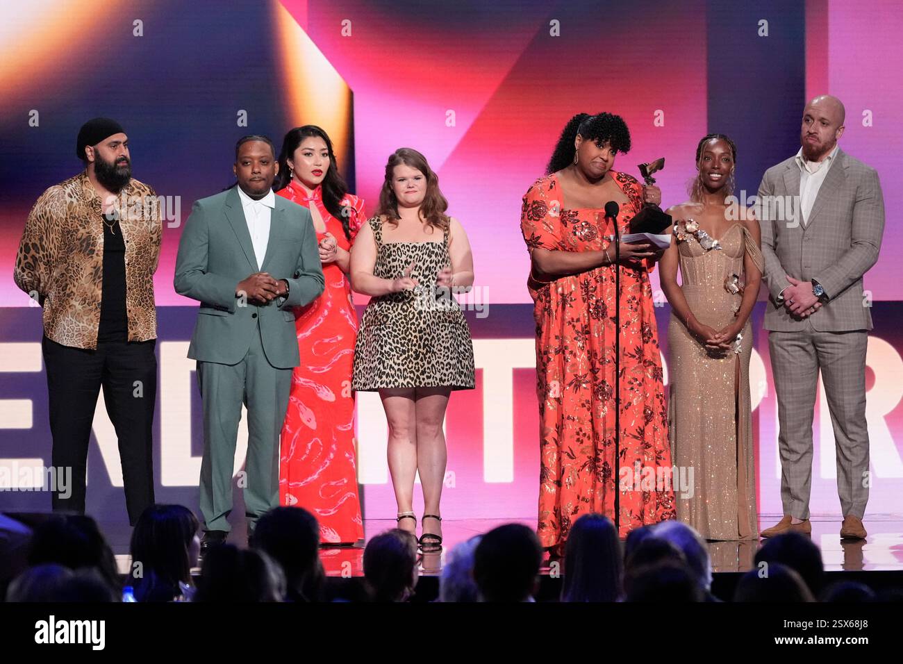 Arkie Kandola, from left, Chris Powell, Jaylee Hamidi, Michelle McLeod ...