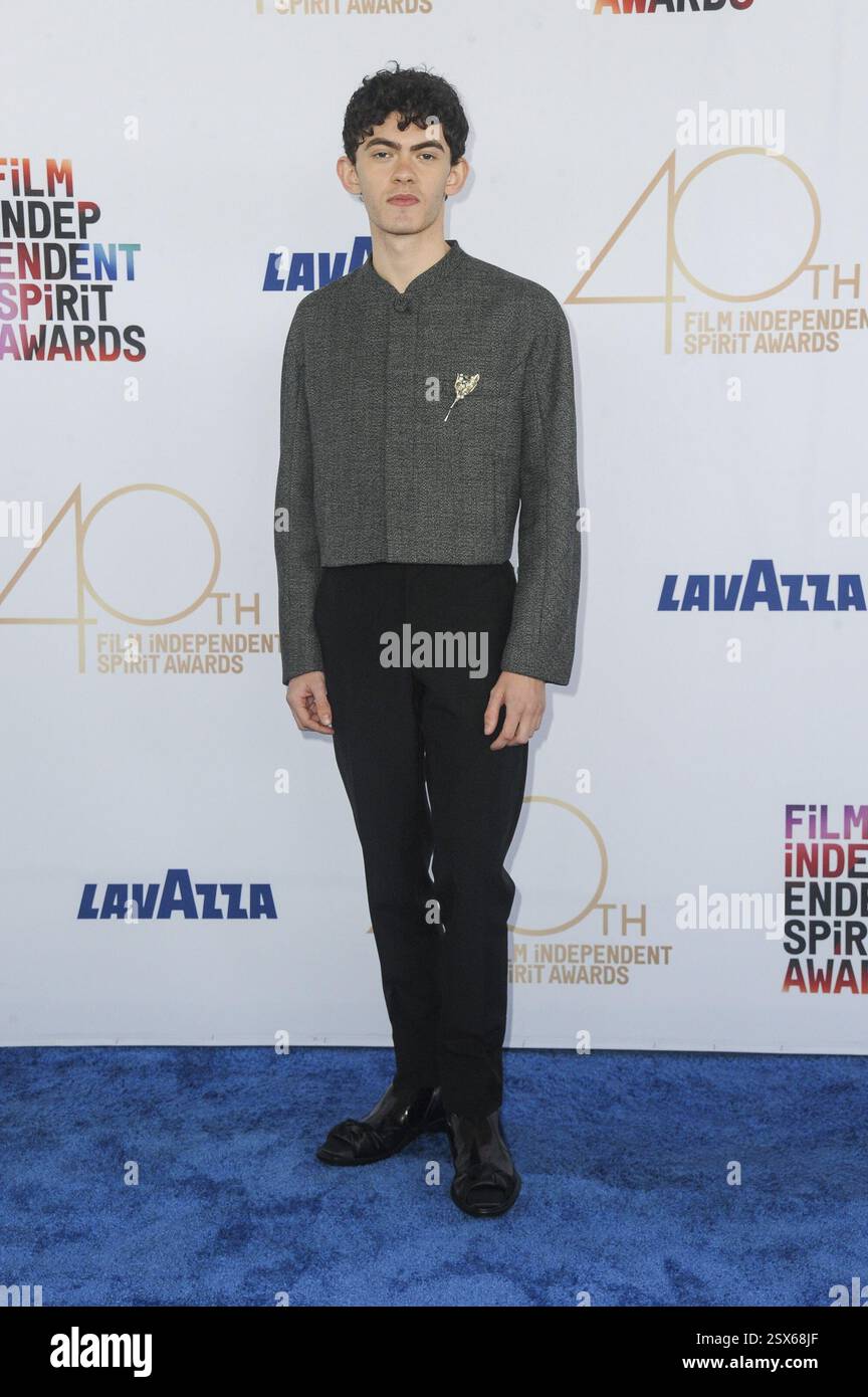 Ca. 22nd Feb, 2025. Joe Locke at arrivals for Film Independent Spirit ...
