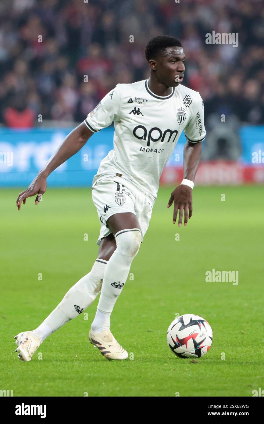 Lamine Camara of Monaco during the French championship Ligue 1 football ...