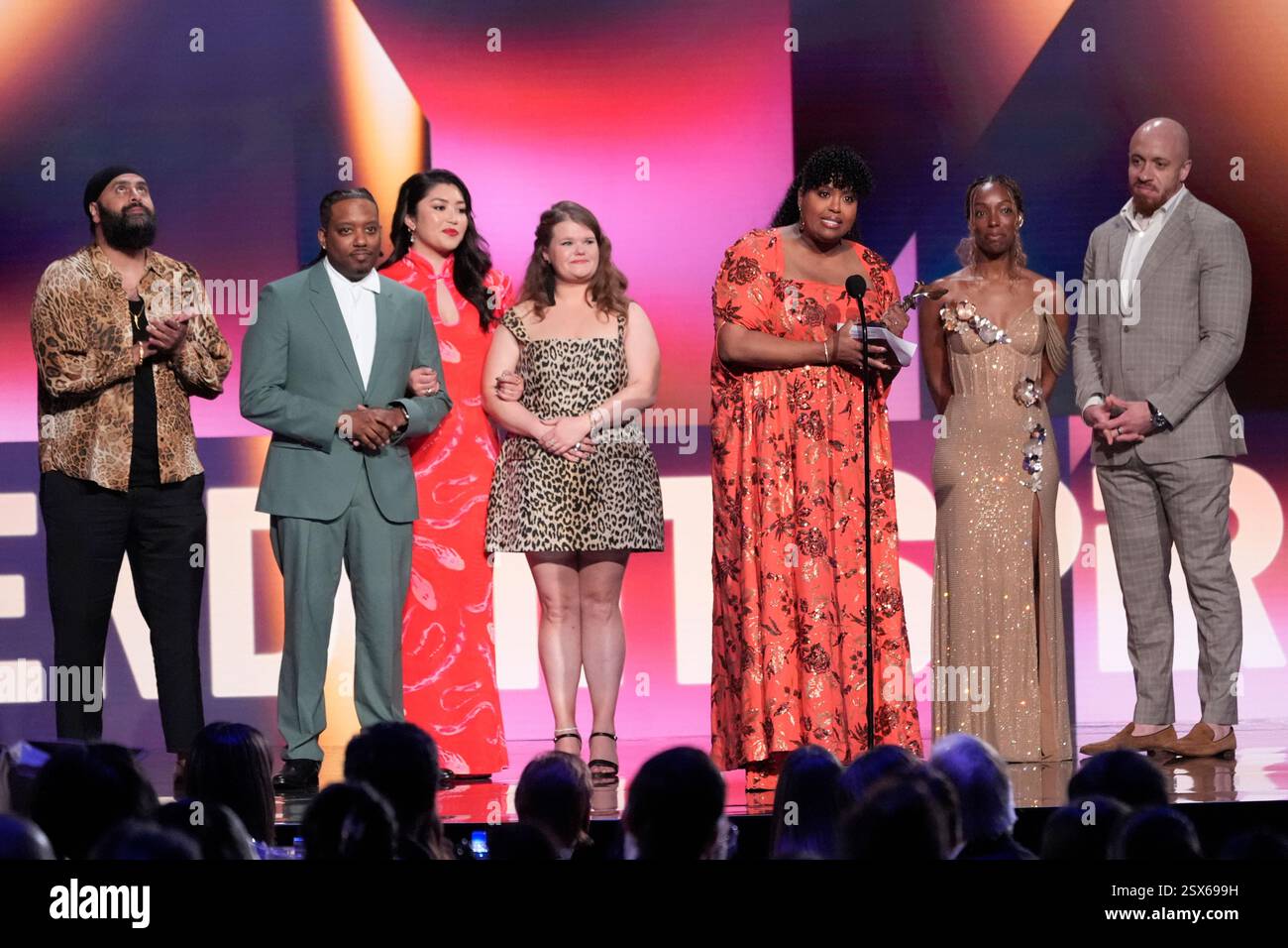 Arkie Kandola, from left, Chris Powell, Jaylee Hamidi, Michelle McLeod ...