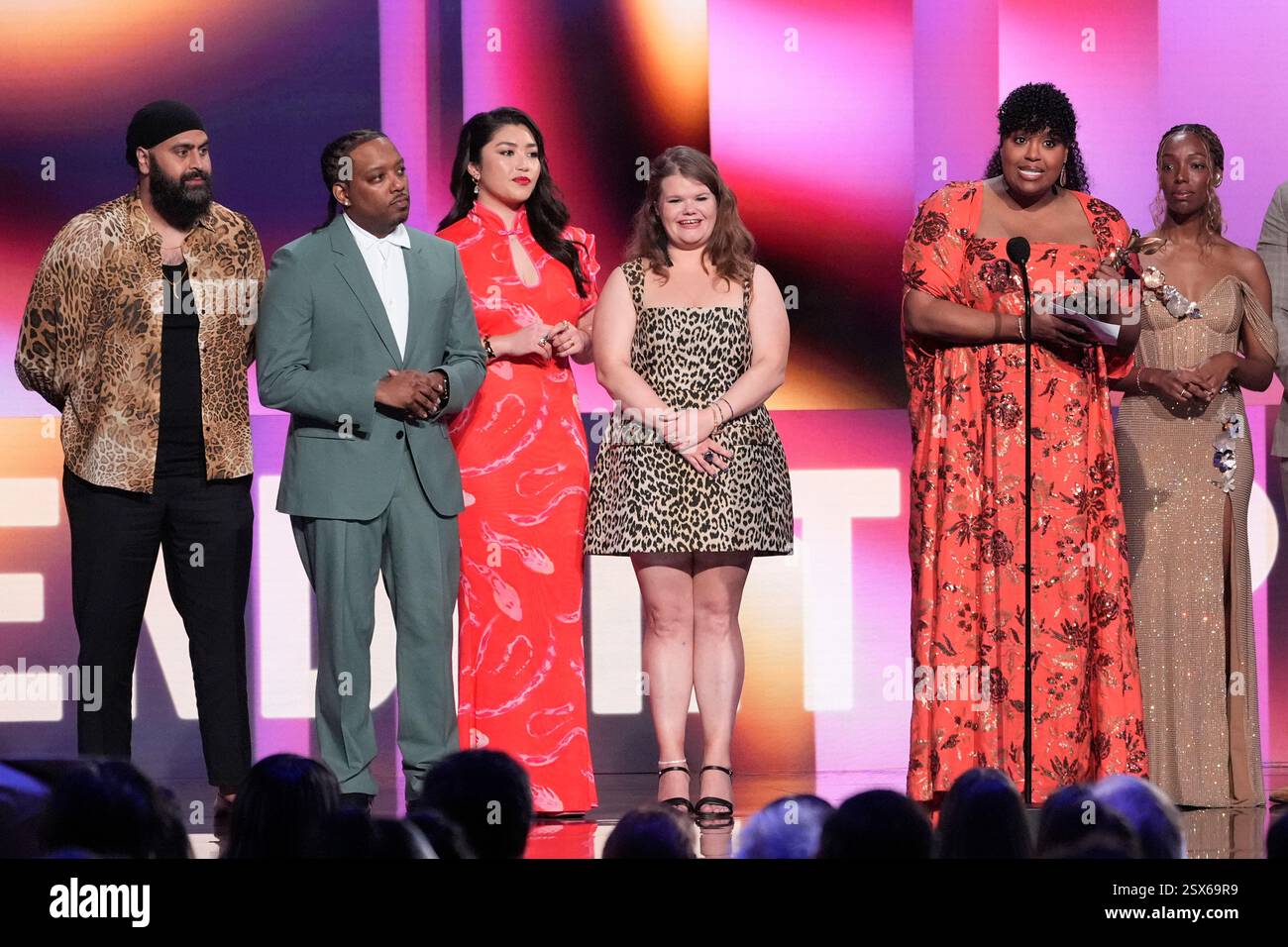 Arkie Kandola, from left, Chris Powell, Jaylee Hamidi, Michelle McLeod ...