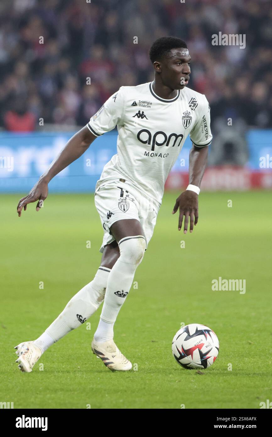 Lamine Camara of Monaco during the French championship Ligue 1 football ...