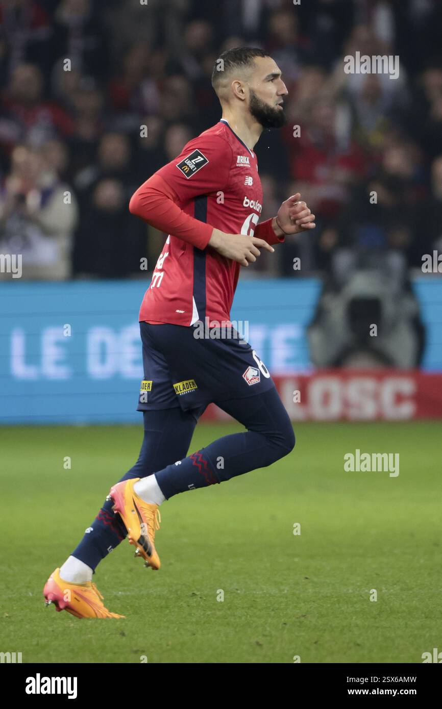 Nabil Bentaleb of Lille during the French championship Ligue 1 football ...