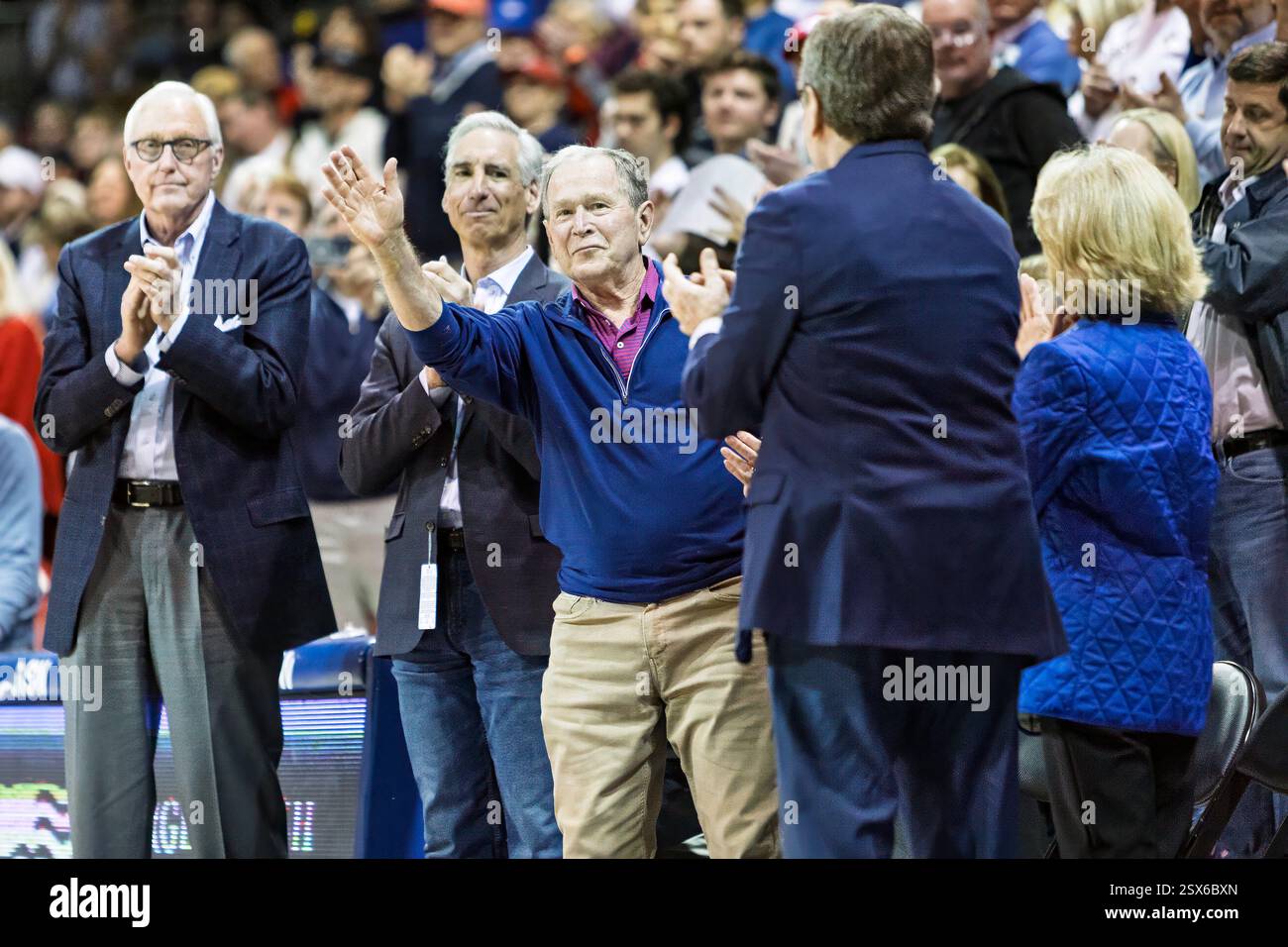 February 22, 2025, Dallas, Texas, USA: Former President GEORGE W. BUSH ...