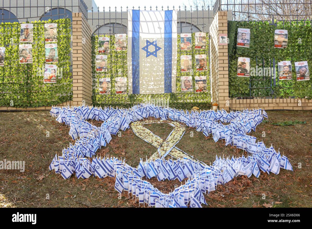 February 21, 2025, Embassy of Israel, Washington, DC, USA. On the ...