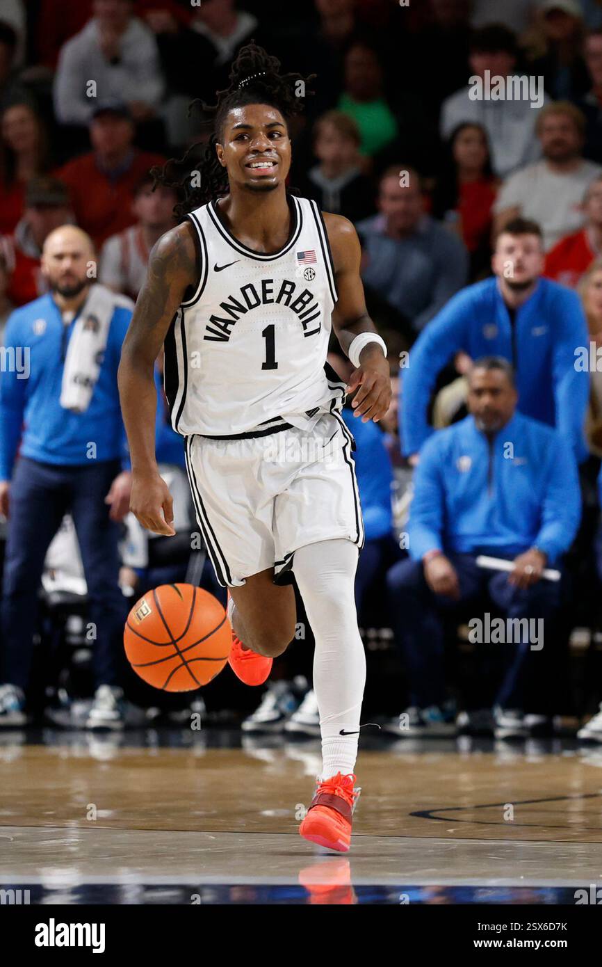 NASHVILLE, TN - FEBRUARY 22: Vanderbilt Commodores guard Jason Edwards ...