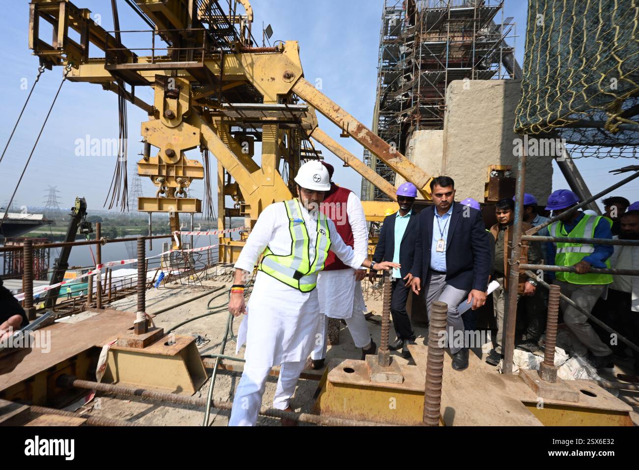 New Delhi, India. 22nd Feb, 2025. NEW DELHI, INDIA - FEBRUARY 22: Parvesh Verma, PWD Minister of ...