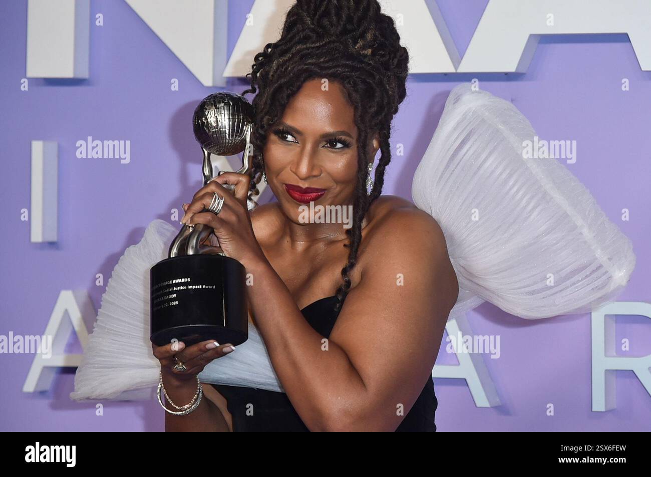 Jotaka Eaddy arrives at the 56th NAACP Image Awards on Saturday, Feb ...