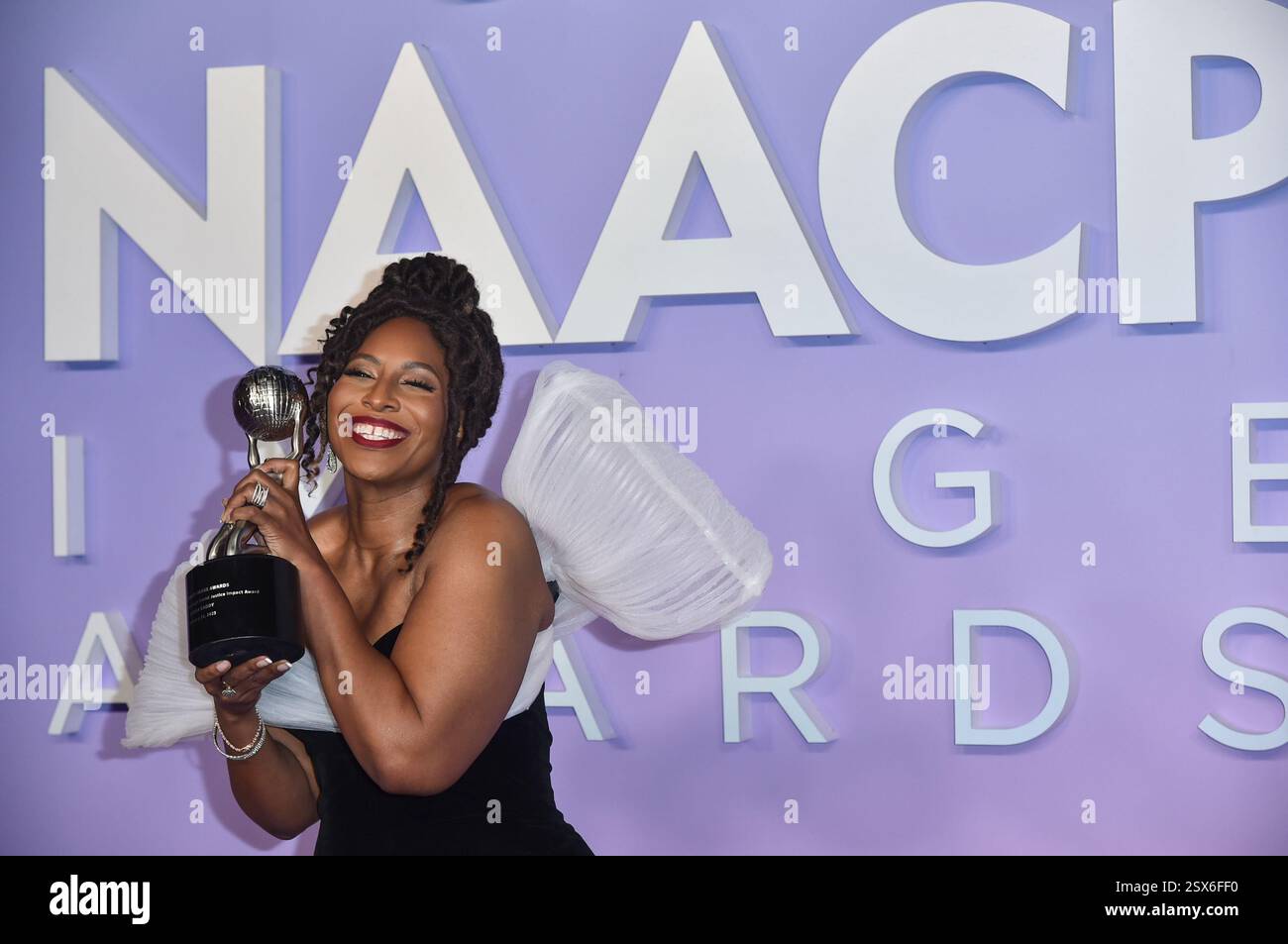 Jotaka Eaddy arrives at the 56th NAACP Image Awards on Saturday, Feb ...