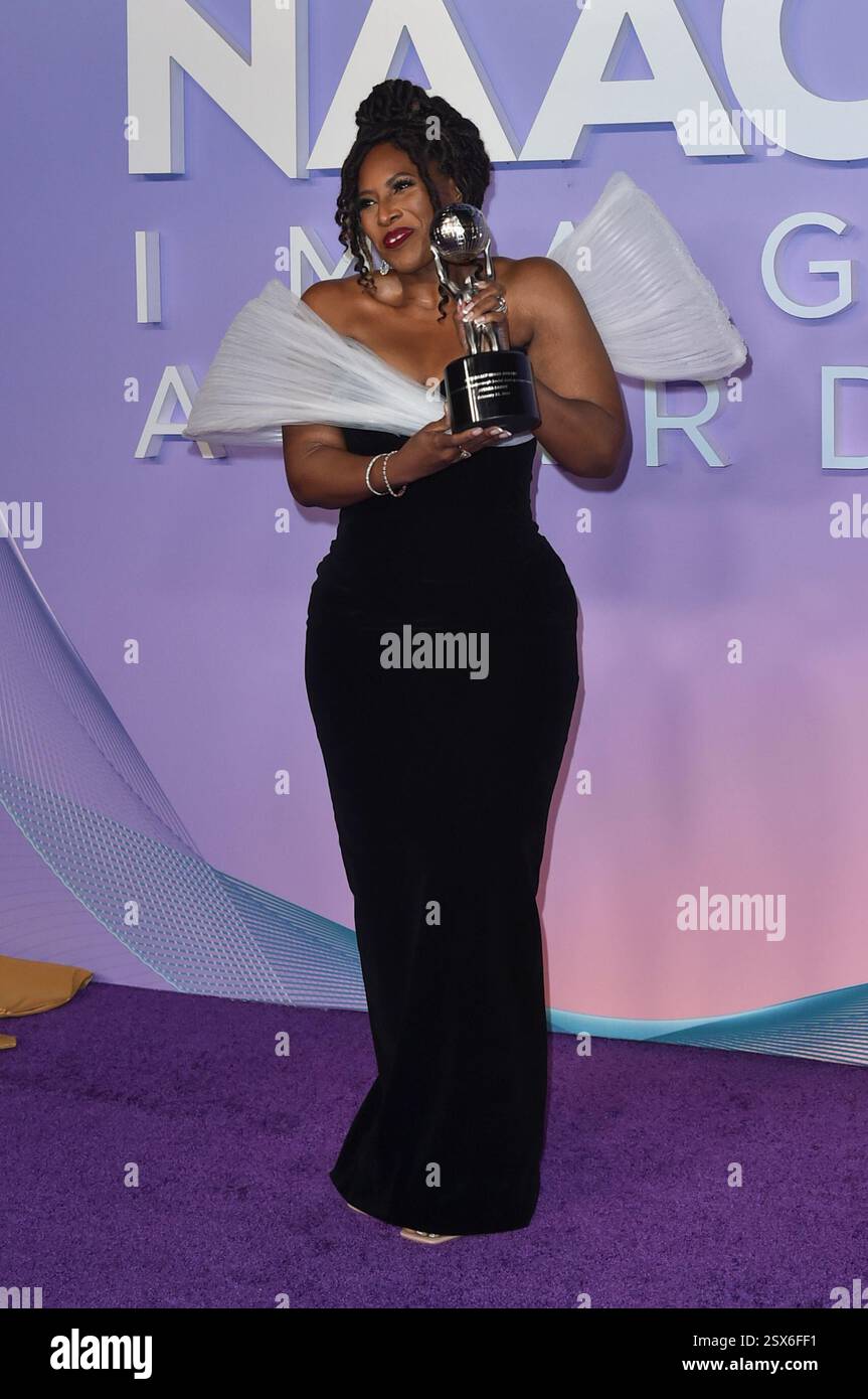 Jotaka Eaddy arrives at the 56th NAACP Image Awards on Saturday, Feb ...
