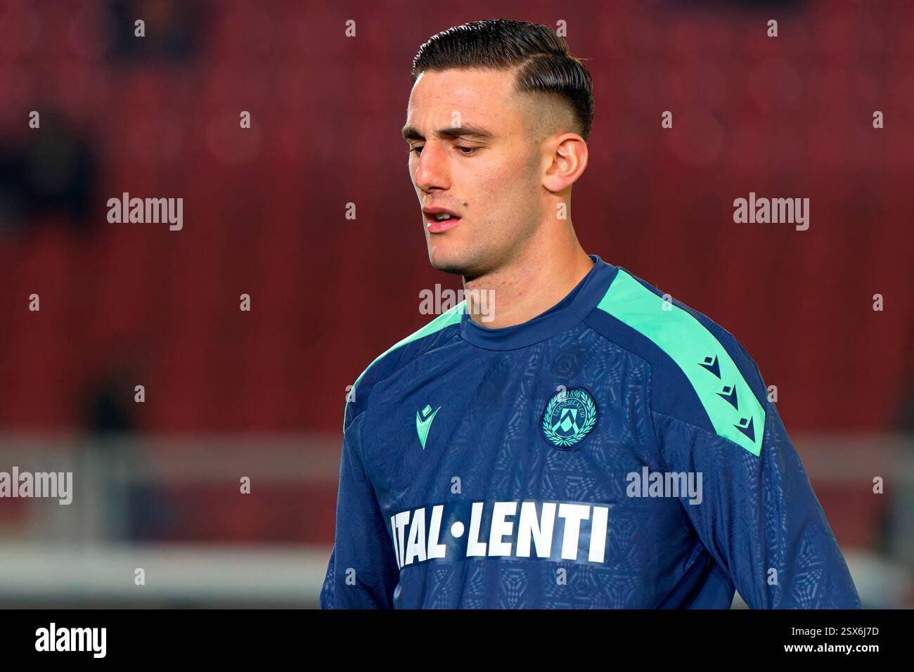 Lecce, Italy. 21st Feb, 2025. Lorenzo Lucca of Udinese Calcio during US ...