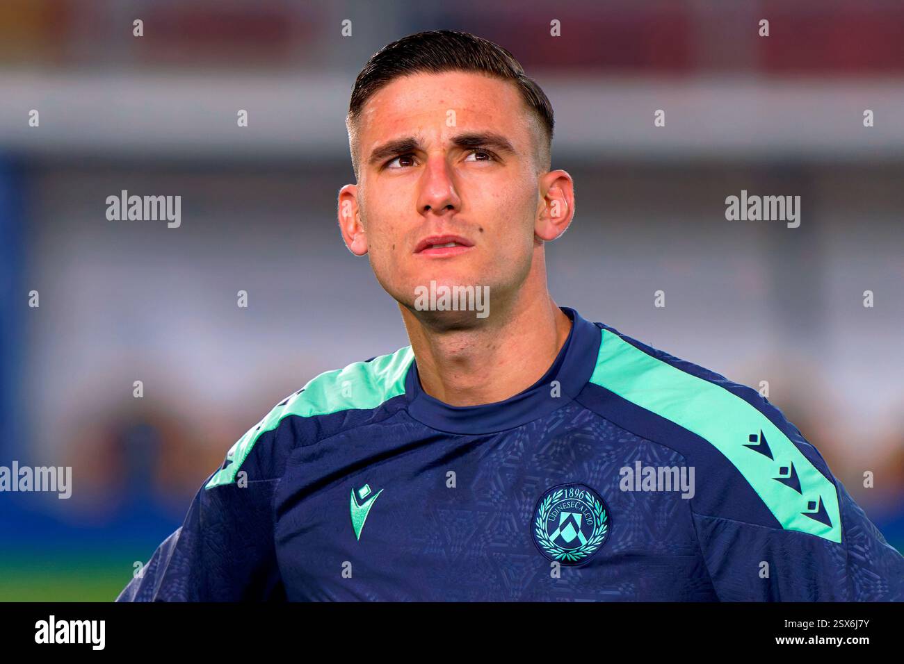 Lecce, Italy. 21st Feb, 2025. Lorenzo Lucca of Udinese Calcio during US ...