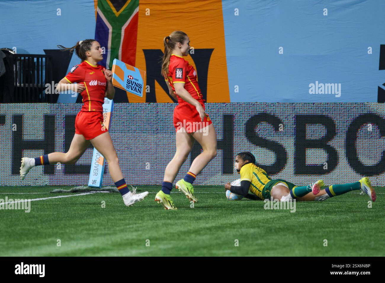 VANCOUVER, BC - FEBRUARY 22: World Rugby Sevens Series men’s match ...