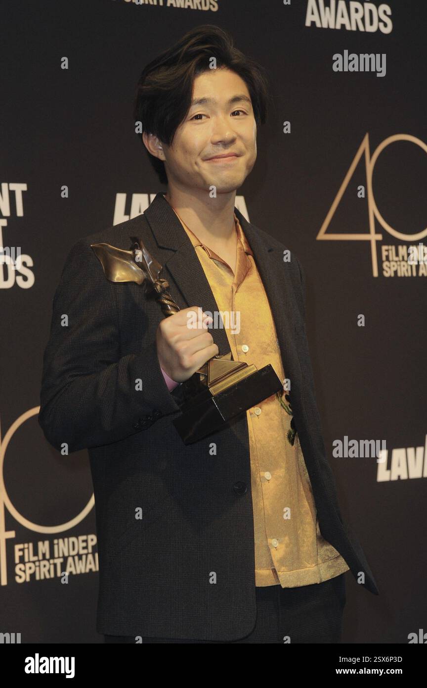 Sean Wang in the press room for Film Independent Spirit Awards - Press ...